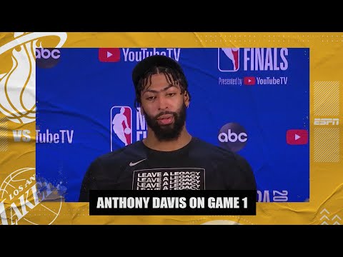 Anthony Davis on leading Lakers' Game 1 win against Heat | 2020 NBA Finals