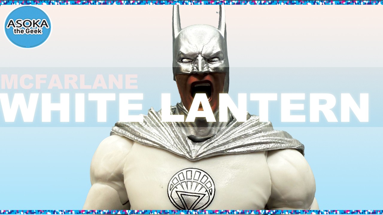 McFarlane Toys DC Multiverse Review: White Lantern Batman   | Asoka The Geek