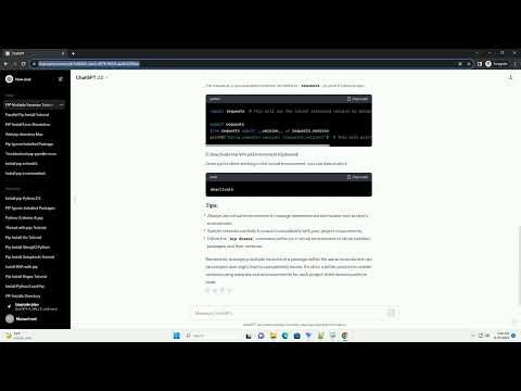 pip install multiple versions of the same package