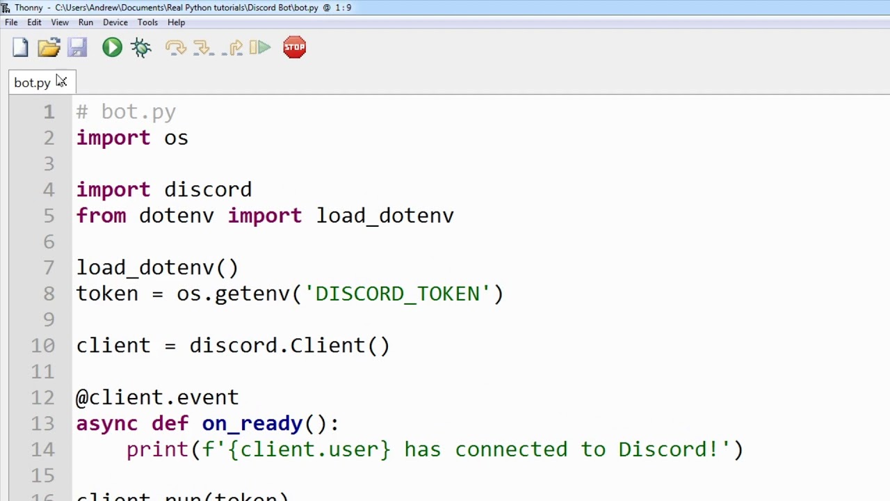 Make a Discord Bot With Python