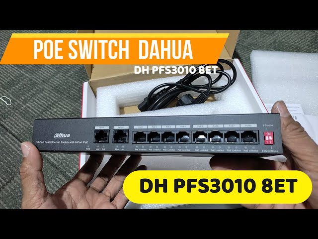 Dahua POE Switch - DH-PFS3016-16GT-190 16-Port Unmanaged Gigabit POE ...