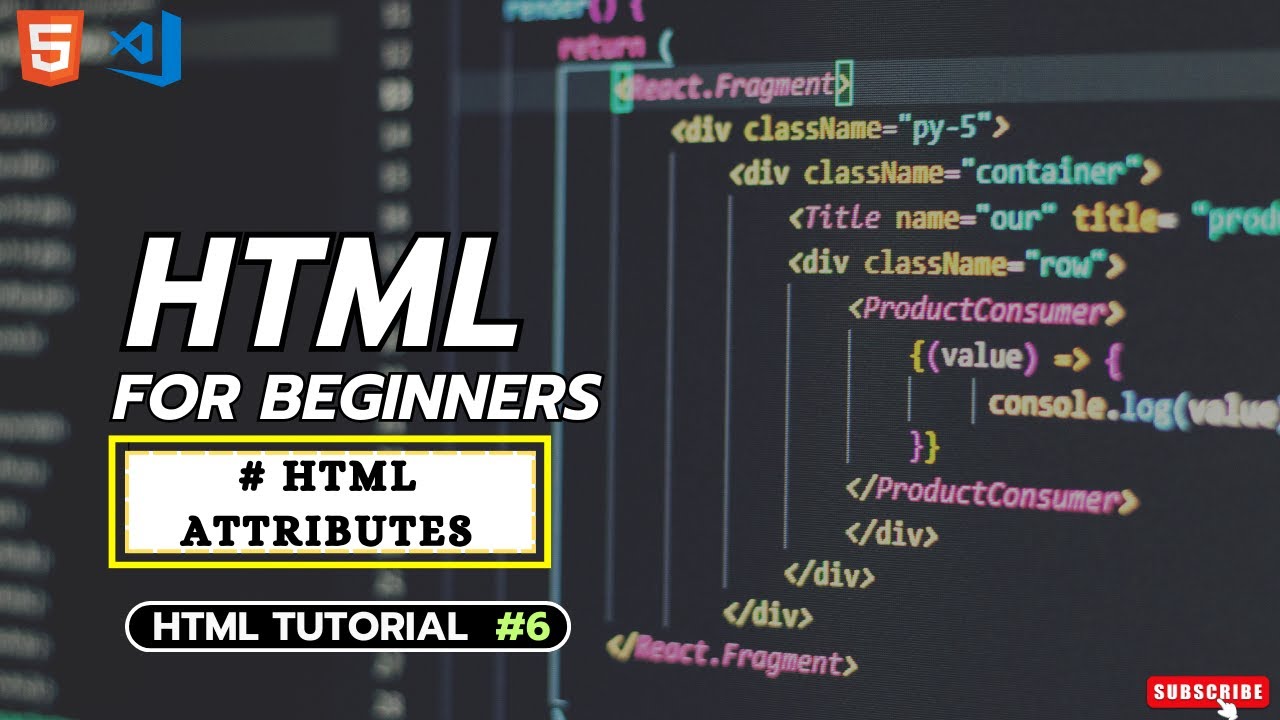 L - 6 : HTML Attributes Explained | Src, Alt, Href & More! | Quick Guide for Beginners #attributes