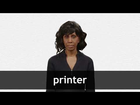 PRINTER definition and meaning | Collins English Dictionary