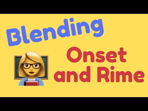 Phonological Awareness - Blending Onset and Rime - Australian Accent - Compilation