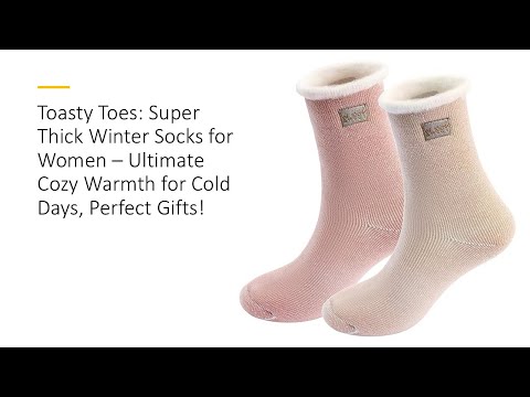 Toasty Toes: Super Thick Winter Socks for Women – Ultimate Cozy Warmth for Cold Days, Perfect Gifts!