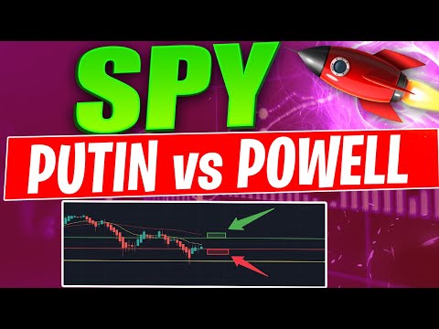 RUSSIA UKRAINE BREAKING NEWS! | POWELL SPEECH | SPY Chart Update | S&P 500 Technical Analysis!