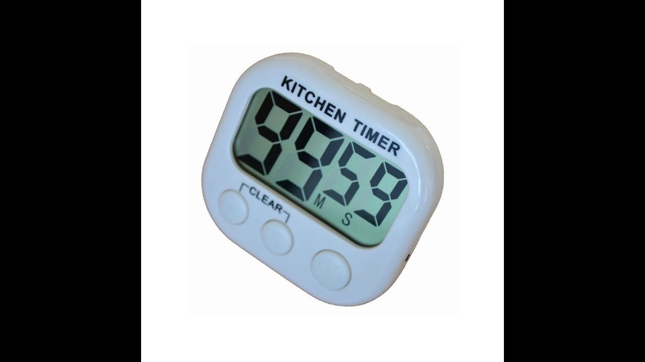 Digital Kitchen Cooking Timer Count-Down Up Clock Loud Alarm