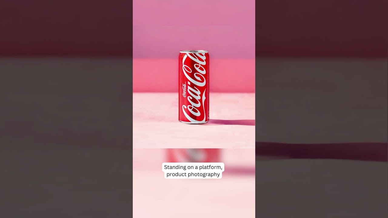 Generating pink-and-white AI backgrounds with “Match a style”