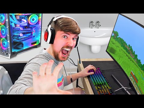 World's Best Bathroom Gaming Setup