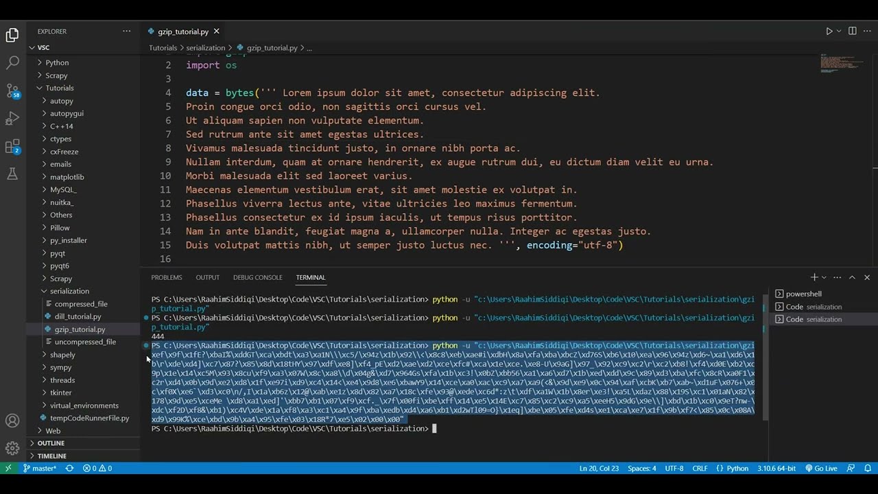 Python GZip Tutorial - Compressing Data efficiently