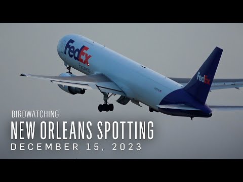 Plane Spotting at MSY New Orleans International Airport - December 15, 2023