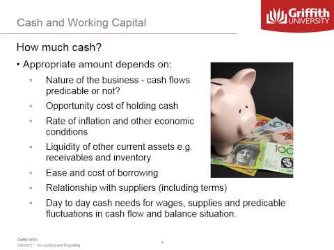 Cash and Working Capital
