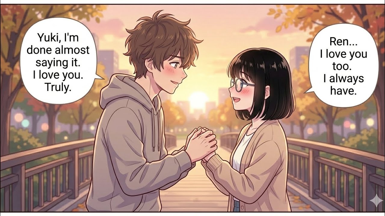 A short anime of falling in love ❤️ #attraction #soulmate #bonding #truelove #passion 