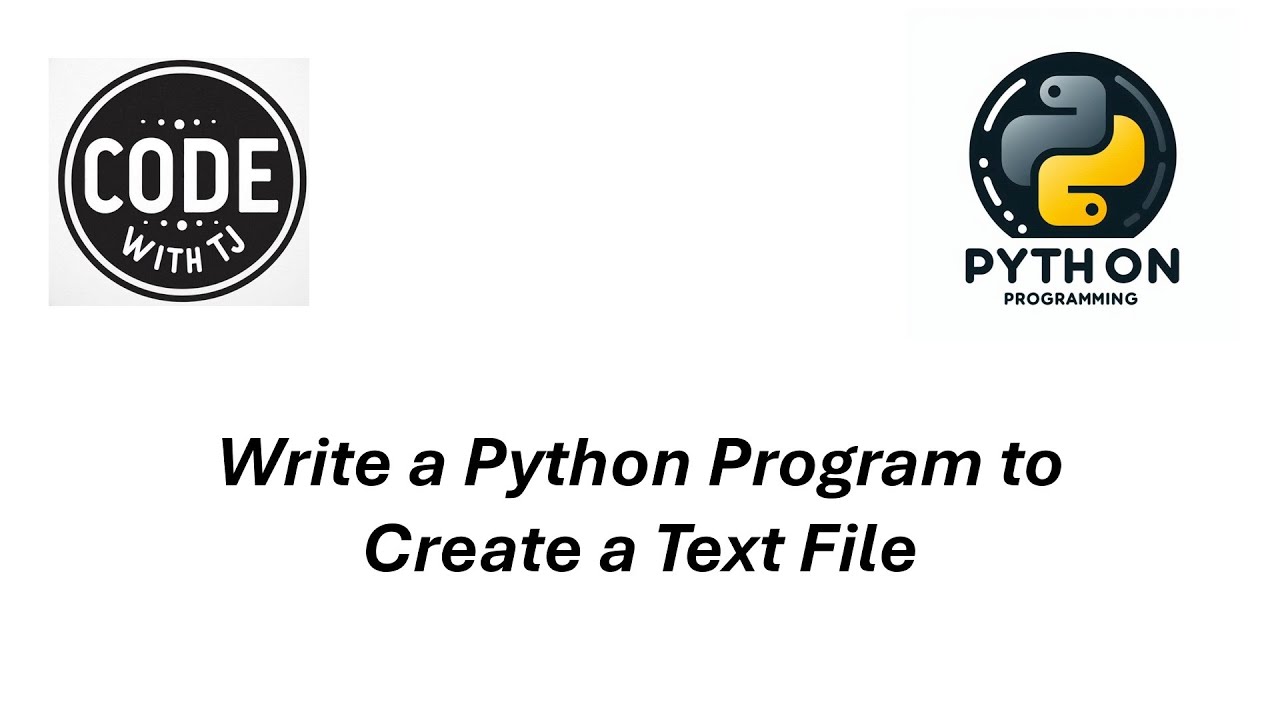 Write a Python Program to Create a Text File