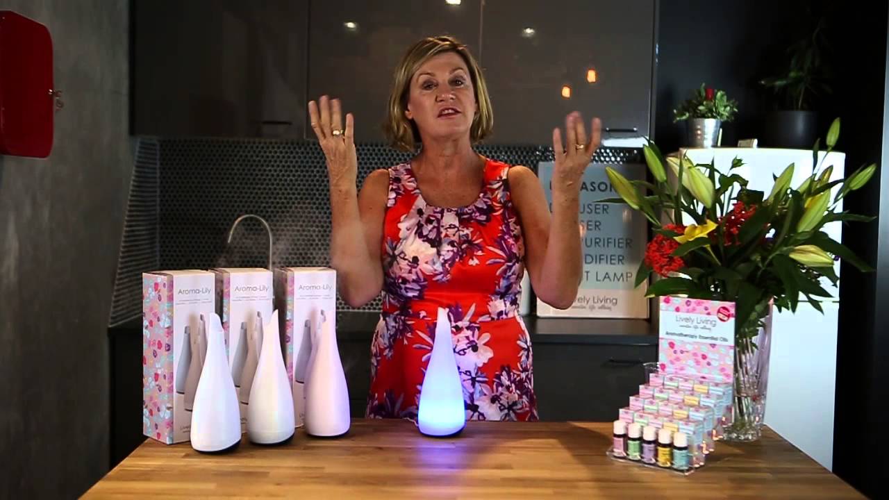 Lively Living  Aroma-Lily Ultrasonic Aroma Diffuser