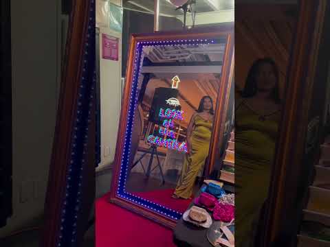 Mirror Photo Booth with Custom Start Screen. #nyc #photobooth #photoboothrental #eventplanner