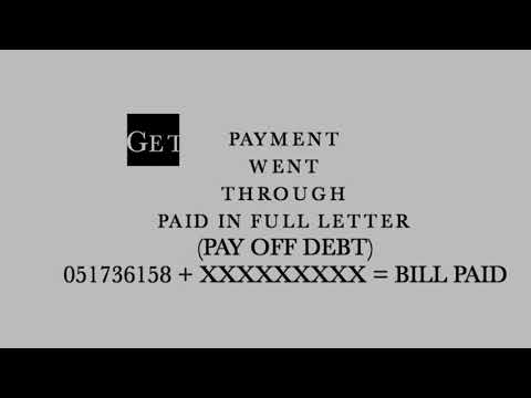 CDSC DEBT PAID OFF IN FULL "PROOF" ACH code: R34 - RDFI