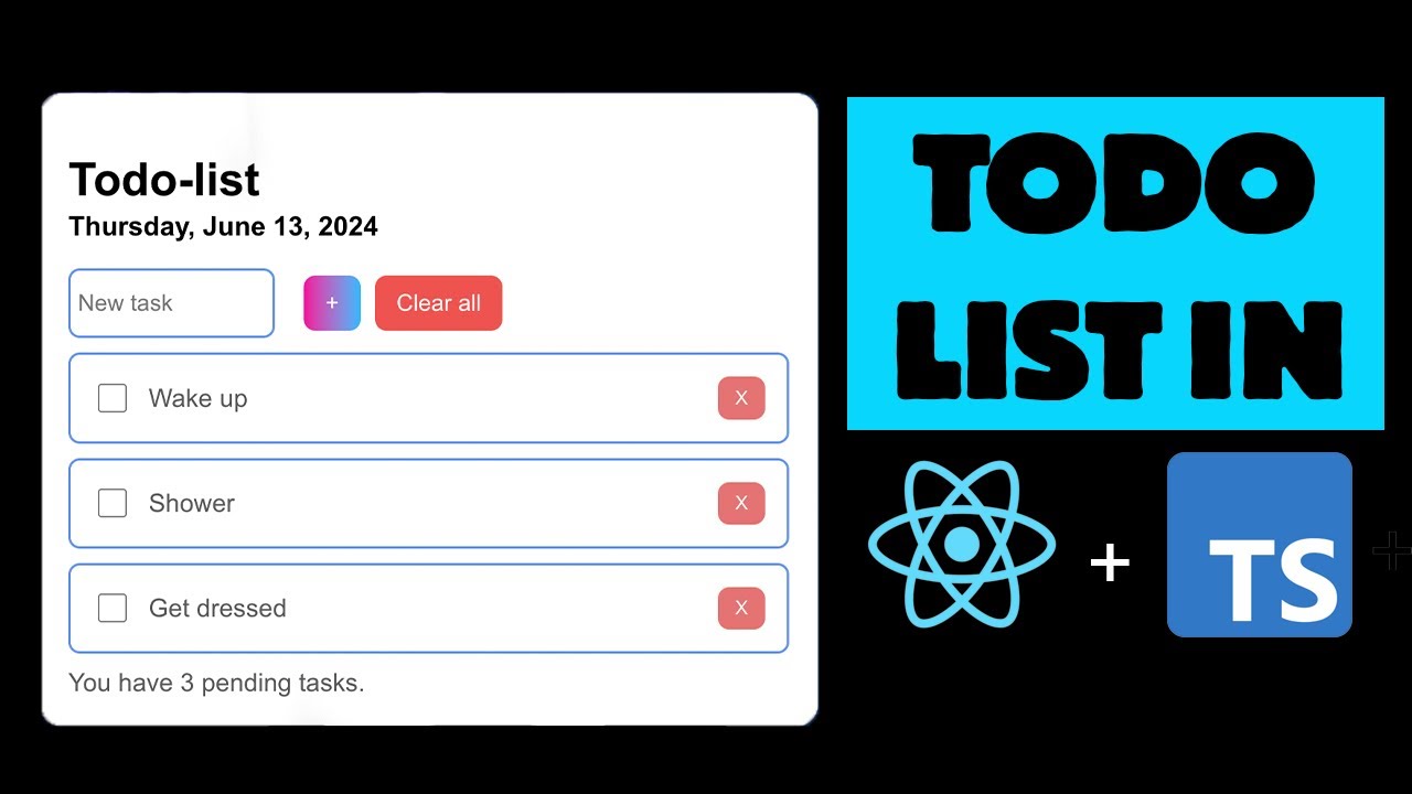 Build a Todo List with React in 10 Minutes – Beginner React.js Tutorial
