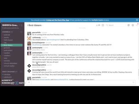 Networking at #smmw17: What Is Slack? (Part 1 of 3)