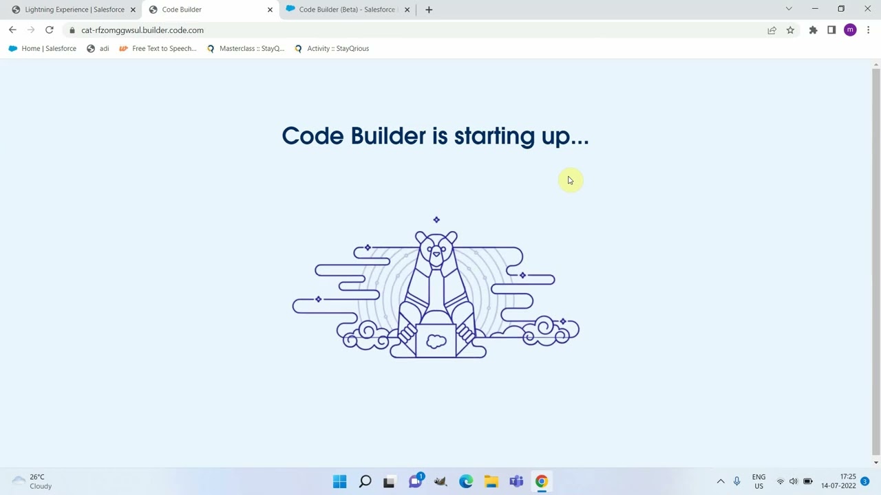 Salesforce Code Builder