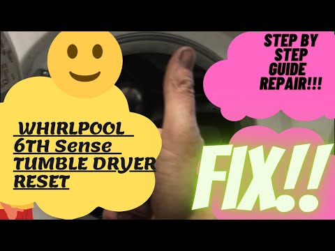 Whirlpool Condenser Dryer Reset