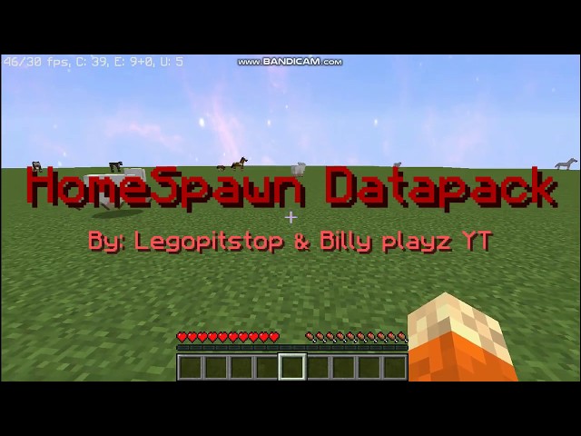 Homes and Spawn Revamped [DATAPACK] Minecraft Data Pack