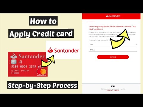 Apply for Santander Credit Card Online / Santander credit card application status & activation
