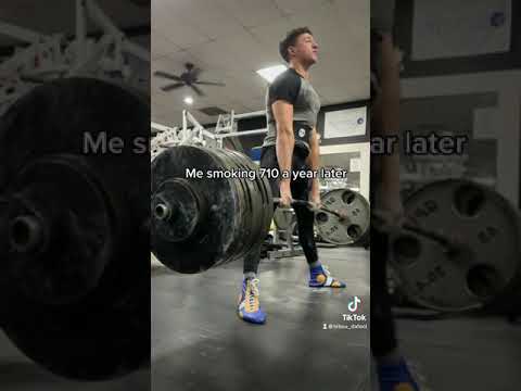 1 year deadlift transformation #deadlift #powerlifting #strength