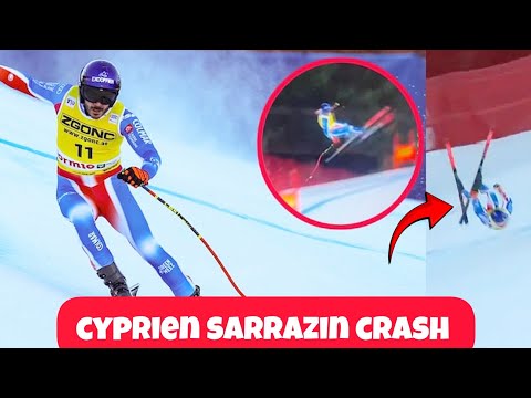 Cyprien Sarrazin Crash at Bormio, Italy | cyprien sarrazin Head injury | chute de Cyprien Sarrazin