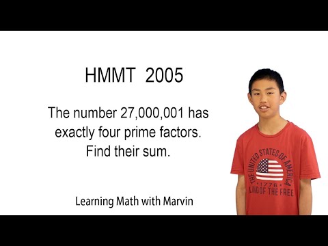HMMT 2005 The number 27,000,001 has exactly four prime factors. Find their sum.