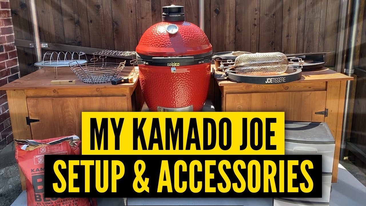 My Kamado Joe Table, Setup & Accessories | BEST Accessories for the Kamado Joe 2020 | Table Review