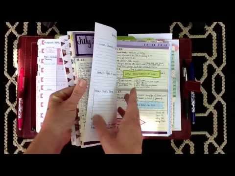Filofax / Day-Timer /Franklin Covey Personal Organizer Set-up