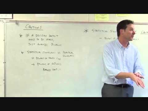 Ways to Reject Null Hypothesis and Cautions pgs 589-593