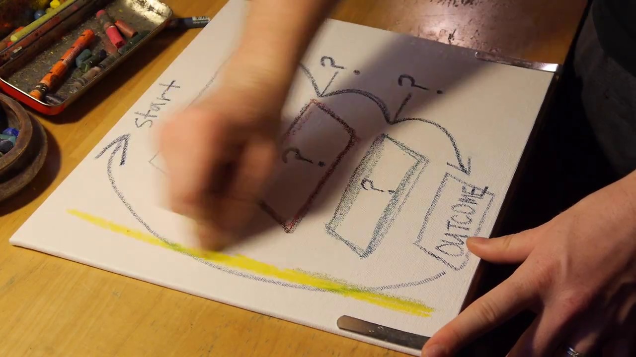 A Crayon-Expression Process