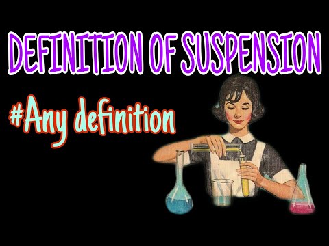 Definition of suspension || Any definition || Mathledge || #shorts #Shorts