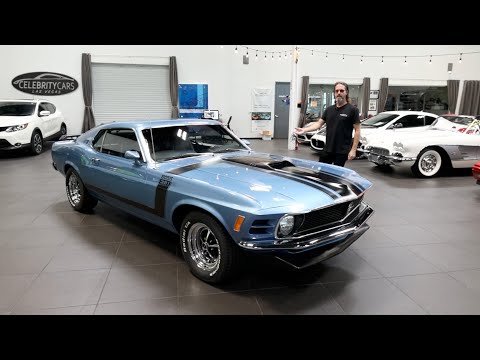 1970 Ford Mustang Fastback Blue | At Celebrity Cars Las Vegas