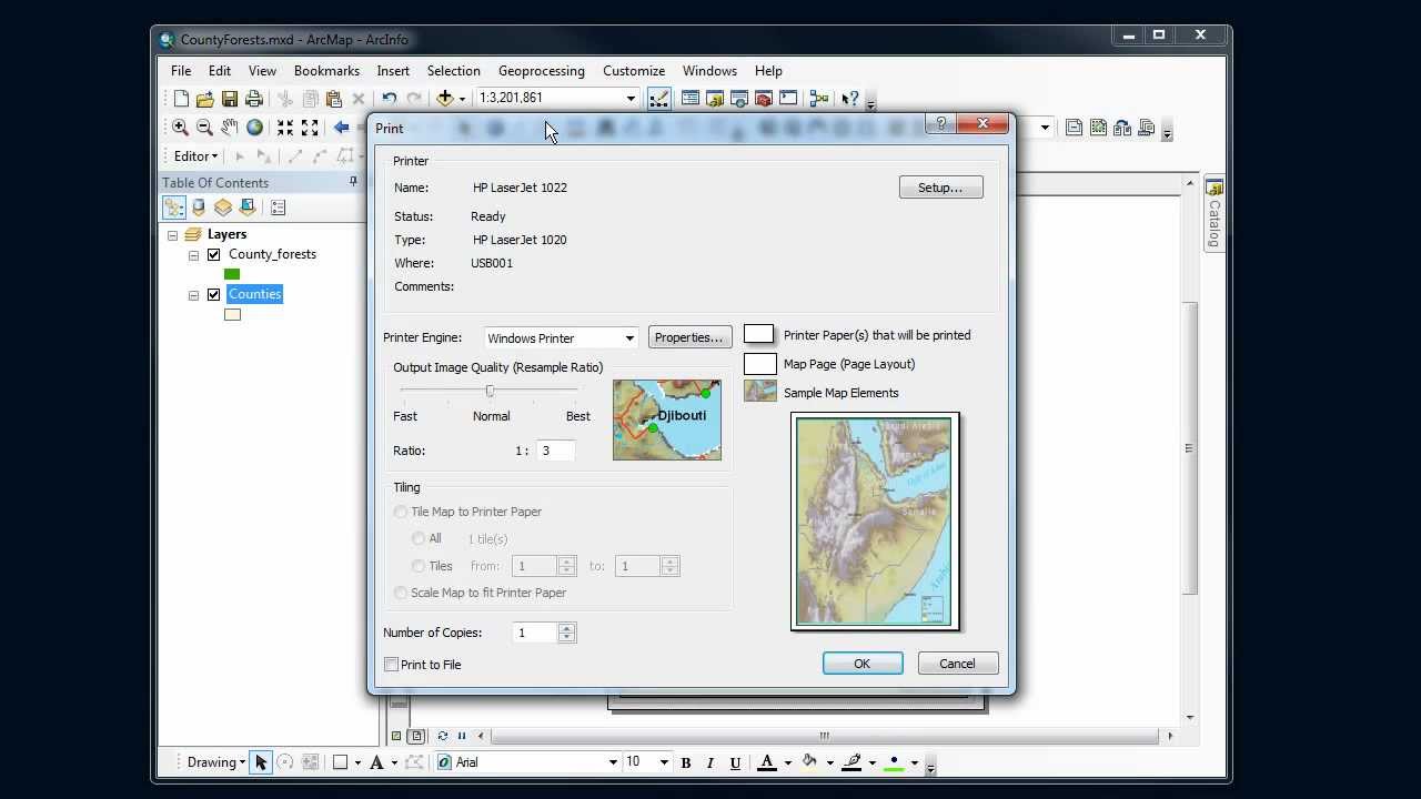 ArcMap Tips - PDF export