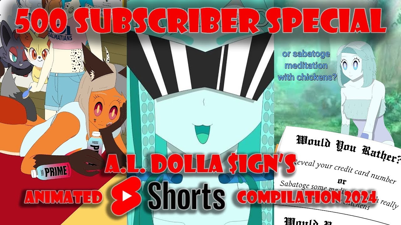 500 SUBSCRIBER SPECIAL!!!: Animated YouTube Shorts Compilation 2024 (Original)