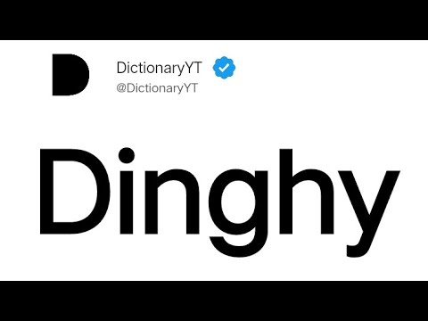 Dinghy Meaning in English