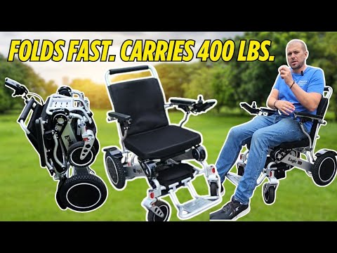 Eagle HD Bariatric Power Wheelchair Review | Folds Fast & Supports 400 lbs!