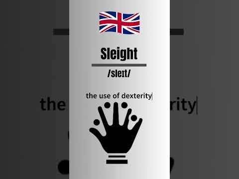 How to Pronounce Sleight in English-British Accent #britishpronounciation #english