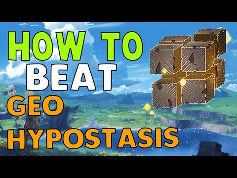 How to EASILY beat Geo Hypostasis in Genshin Impact Free to Play Friendly! (Update 1.1)