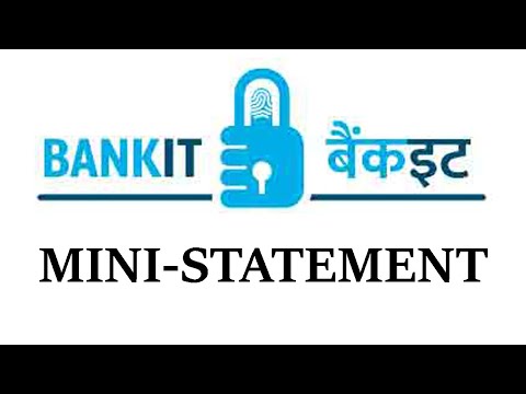 BANKIT MINI STATEMENT || HOW TO CHECK MINI STATEMENT IN BANKIT PORTAL
