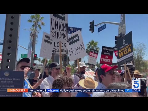 Hollywood actors to join writers in strike against studios, streamers