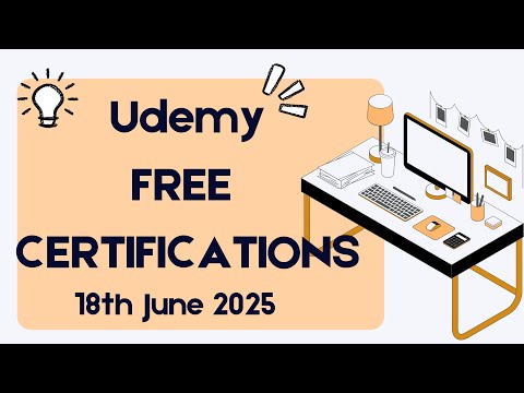 🤩20 UDEMY FREE CERTIFICATIONS🎉18th June COUPON CODE MIGHT EXPIRE AT ANY TIME Powerful learning