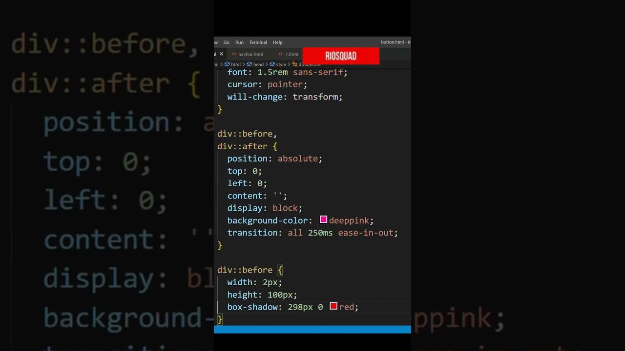 Create Hover Button  !! Animation Button