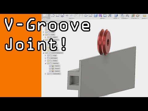 Fusion 360 Joints Tutorial: How to model a V-pulley! - NYC CNC