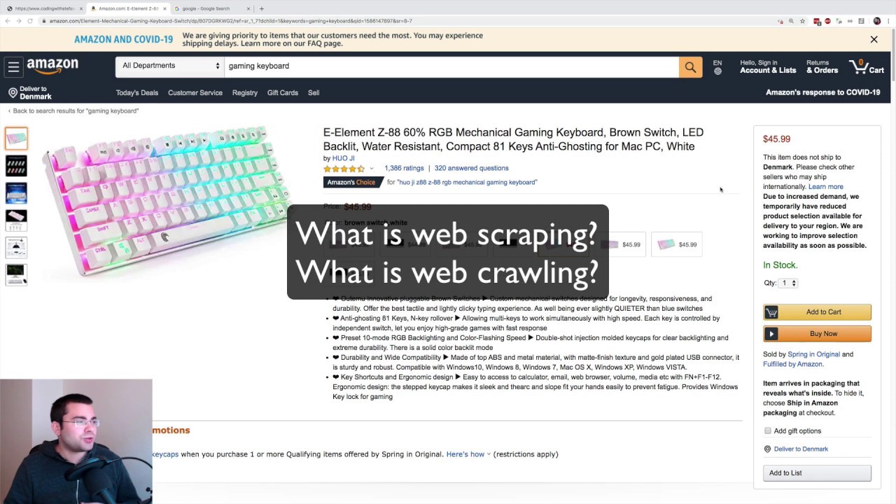 Web Scraping vs. Web Crawling - what's the difference?