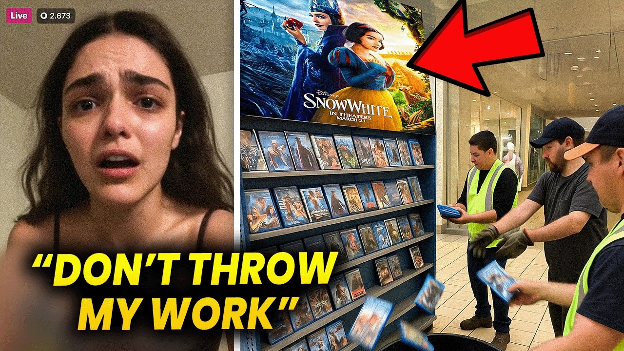 Rachel Zegler COLLAPSES as Disney REMOVES Snow White off SHELVES!!!