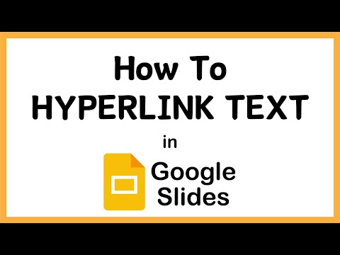 How to Hyperlink Text to an Email or Webpage in Google Slides | PC Tutorial